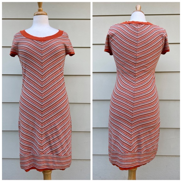 Mossimo Supply Co. | Dresses | Retro Inspired Orange Knit Dress | Poshmark